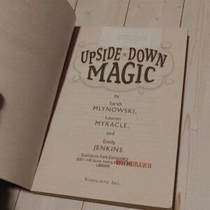 Children Fiction Book | Other | Upside Down Magic Sarah Mlynowski ...